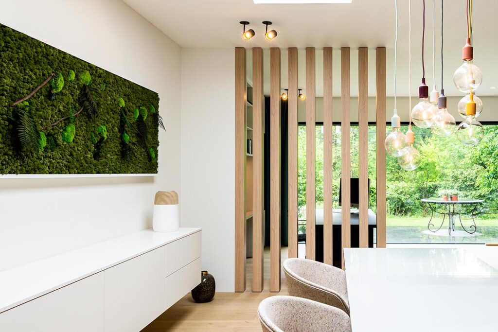 Scheidingswand uit verticale pijlers | Inspiratie | DM-Line